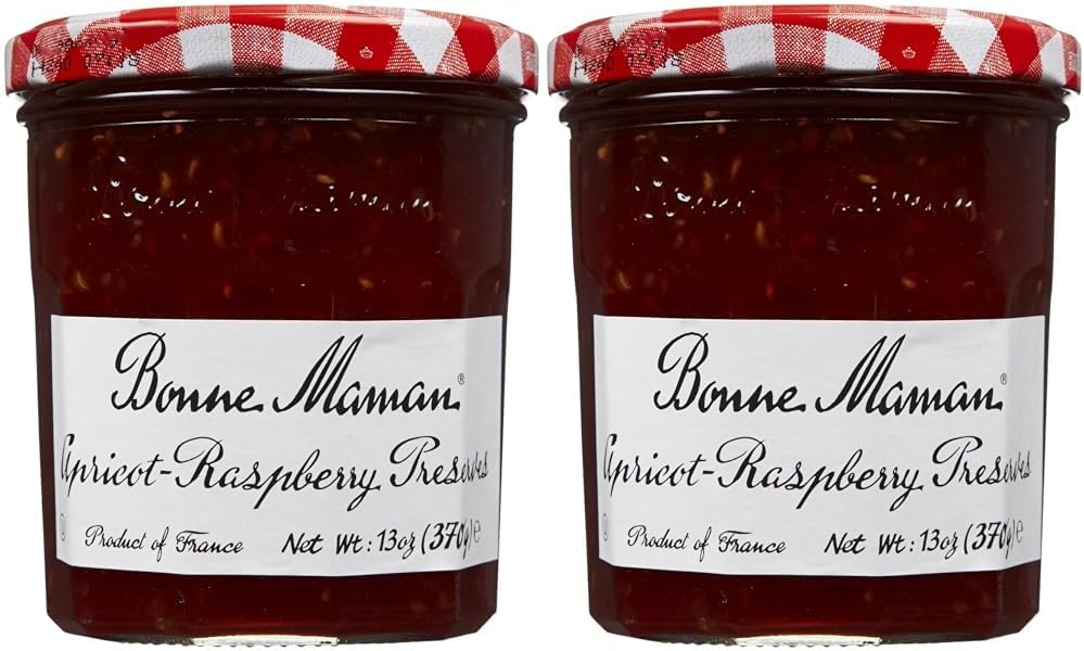 Amazon.com : Bonne Maman Apricot Raspberry Preserves, 13 oz (Pack of 2 ...