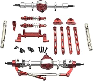 Amazon.com: kowaku RC Car Upgrade Parts, Front and Rear Assembly Kits ...