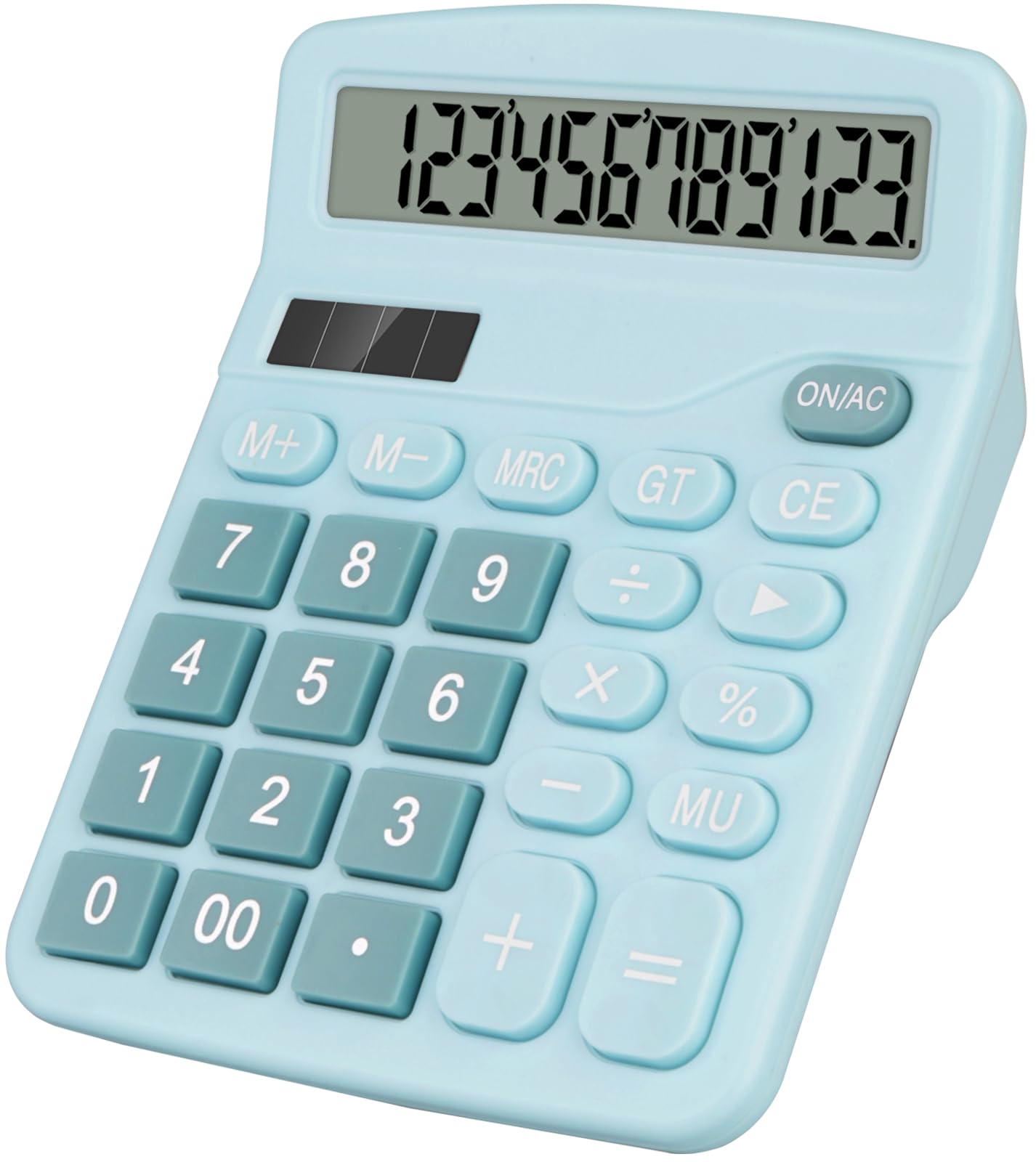 Amazon.com : HUTUDD Desktop Calculator, Light Blue Calculator Big ...