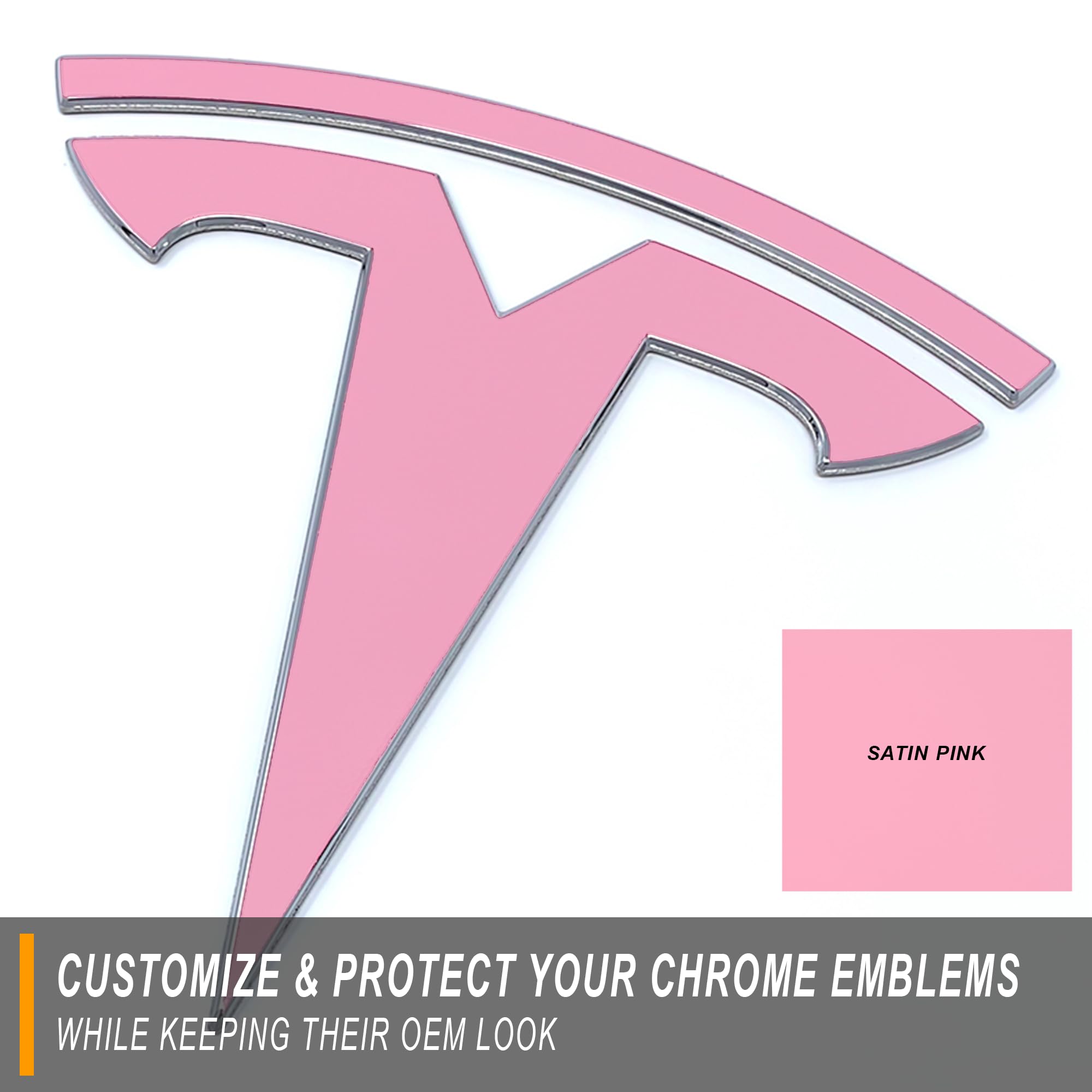 Snapklik.com : Custom Cut Graphics Vinyl Logo Wrap For Tesla Model 3