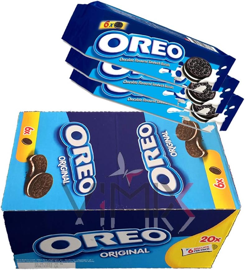 Oreo Original Sandwich Biscuit Snack Pack 66g : Amazon.co.uk: Grocery