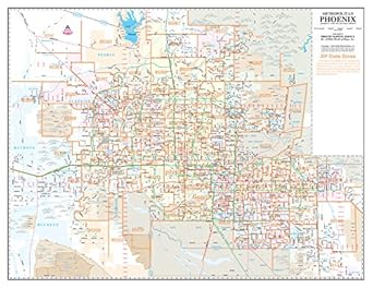 Metropolitan Phoenix ZIP Code Arterial and Collector Streets Desktop ...