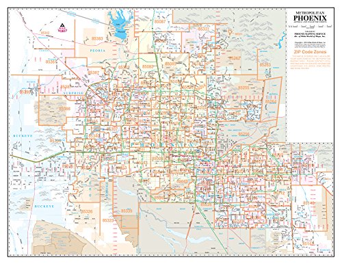 Metropolitan Phoenix ZIP Code Arterial and Collector Streets Desktop ...