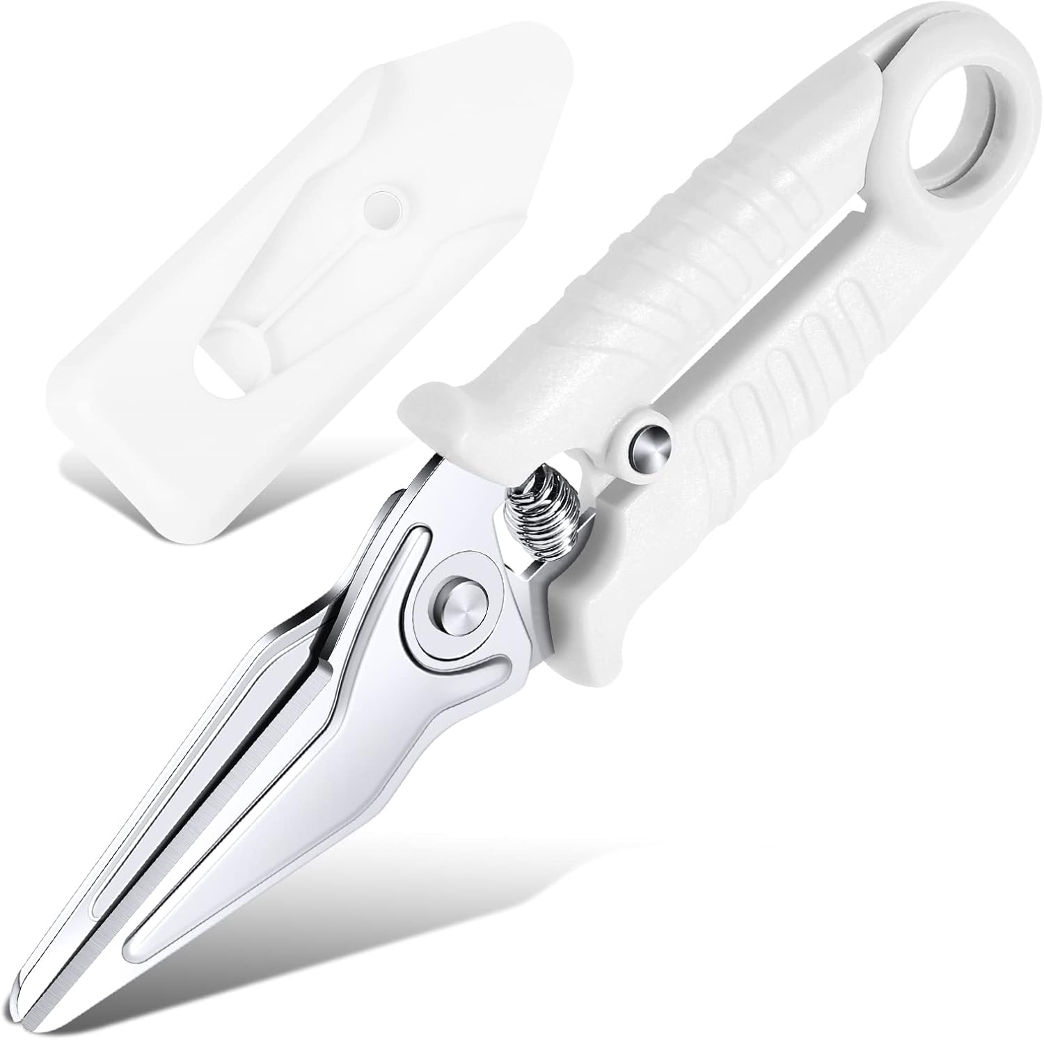 Amazon.com: JASON White Kitchen Scissors for Food Heavy Duty Meat ...