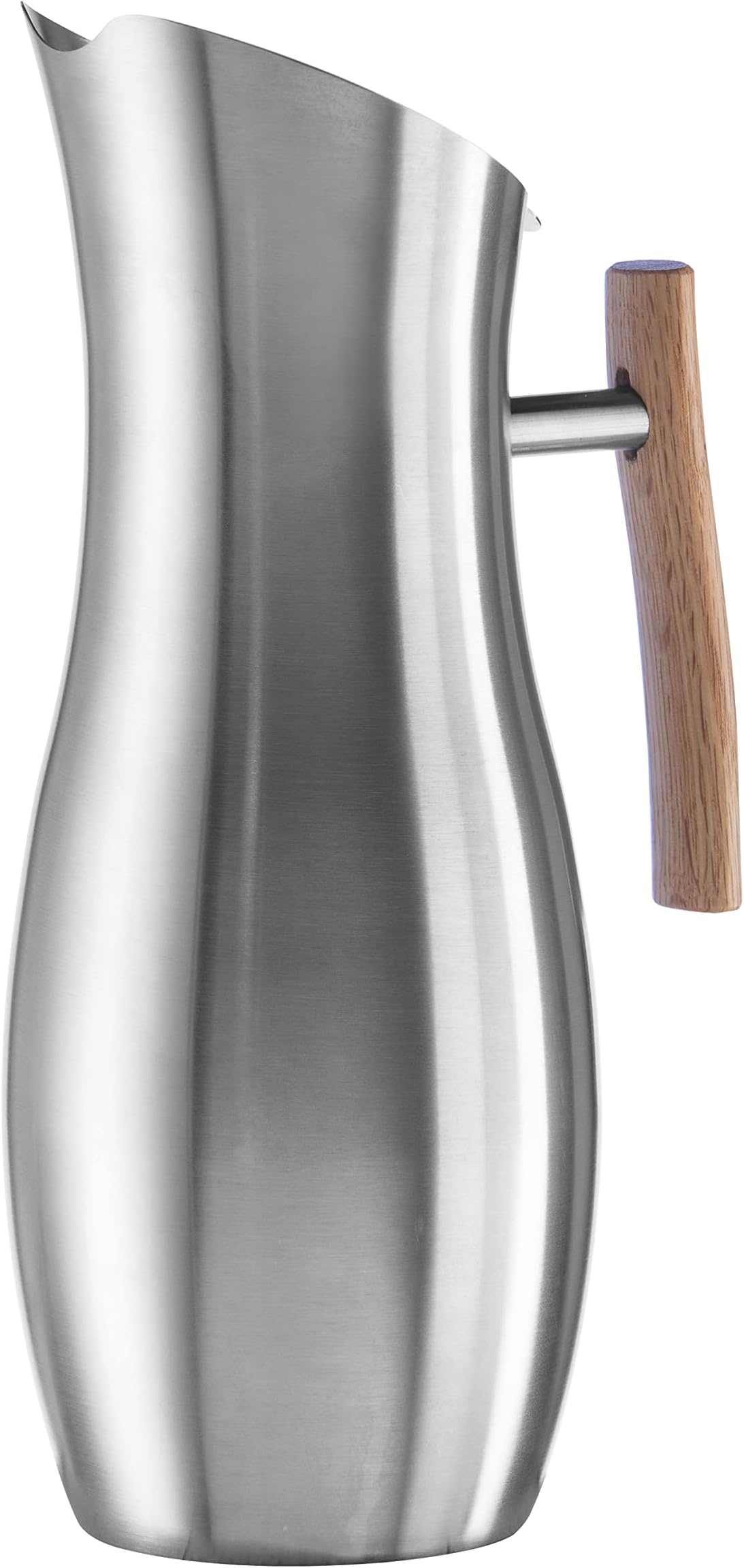 Amazon.com: VonShef Water Pitcher with Ice Guard, Stainless Steel, 60 ...
