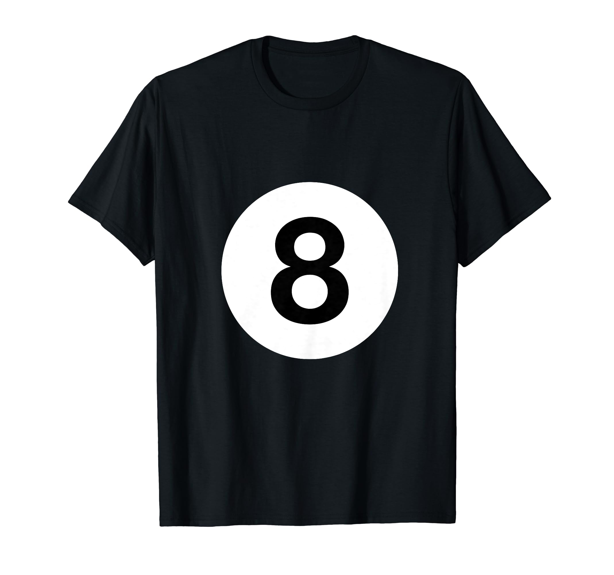 Amazon.com: Billiards 8 Ball Shirt Pool Ball Matching Halloween Costume ...
