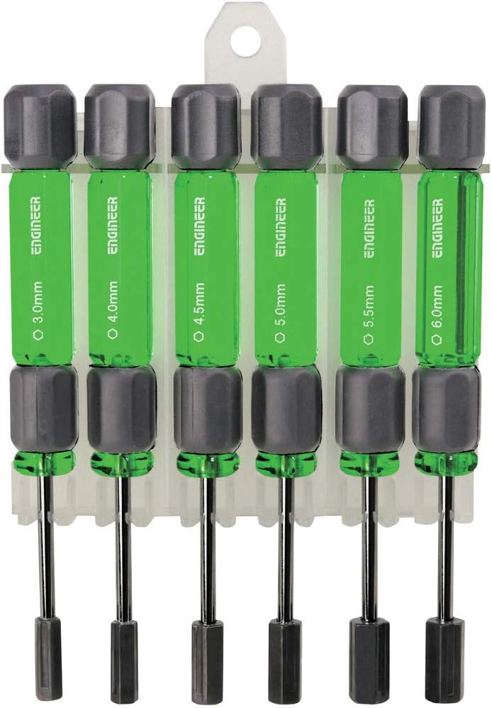 6pc Metric Nut Driver Set In Small Sizes mini Hex Nut Spinners