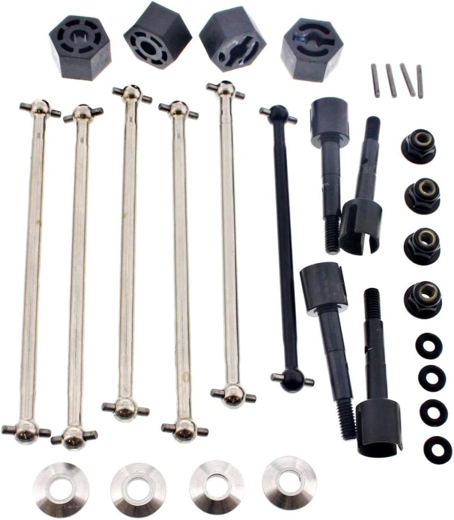 Amazon.com: HPI 1/10 Bullet MT ST Flux ALL DRIVE SHAFTS, AXLES & 14mm ...