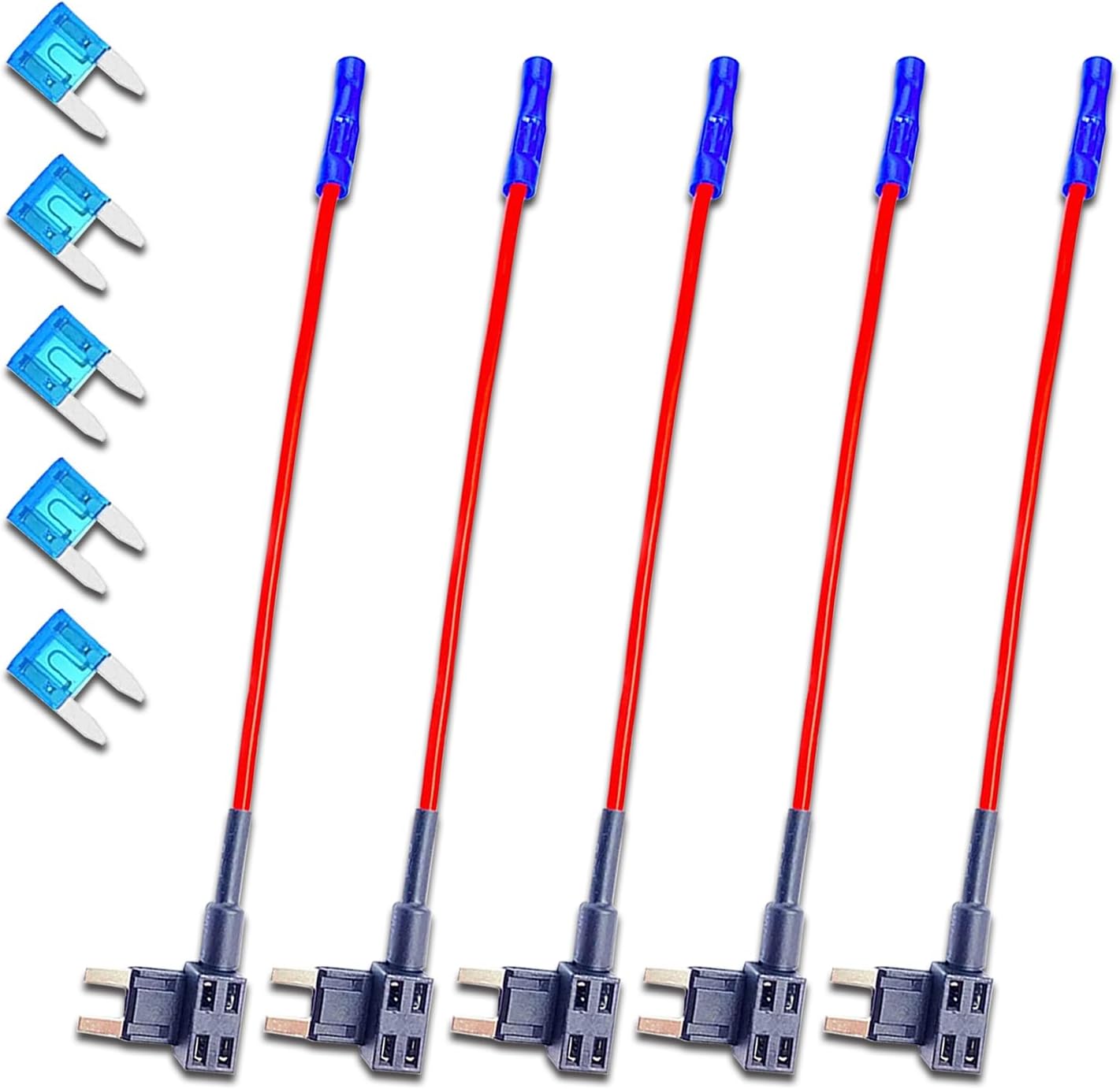 Amazon.com: ZKFAR Pack-5 TAP Adapter Mini ATM ATO Blade Fuse Holder ...