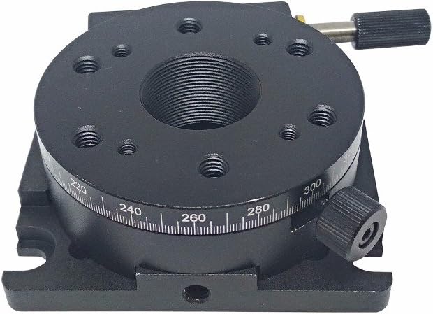 Amazon.com: Manual Rotation Stages 360 Degree Rotation Stage Angle ...