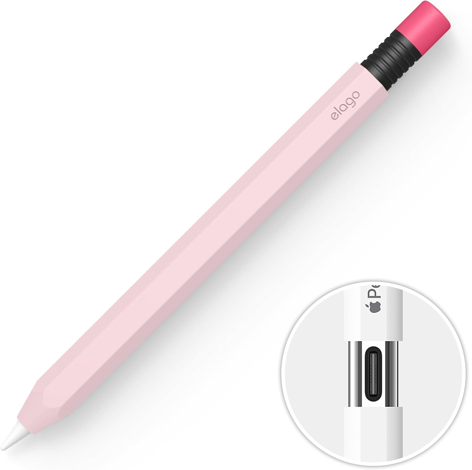 Amazon.com: elago Classic Pencil Case Compatible with Apple Pencil (USB ...