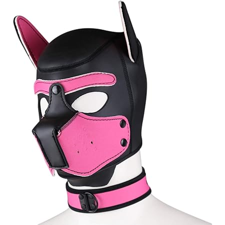 Amazon.com: Ginchain Neoprene Dog Full Face Head Mask Kit, Novelty ...