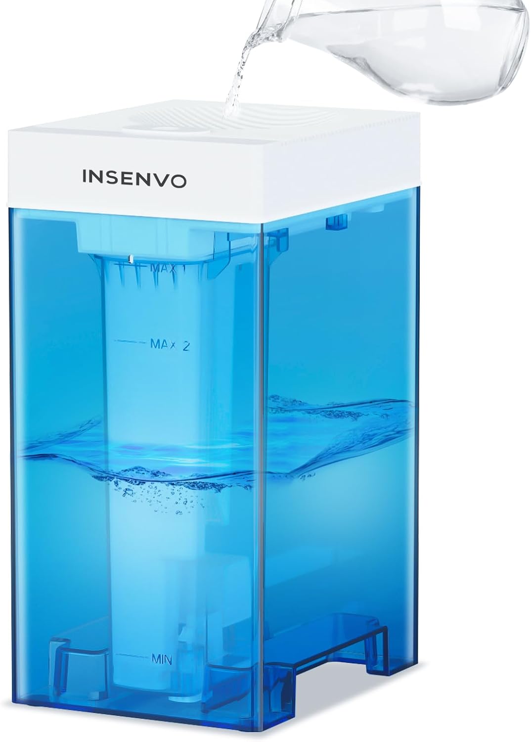 Amazon.com: INSENVO 5L Cool Mist Humidifier, Top Fill Humidifier with ...
