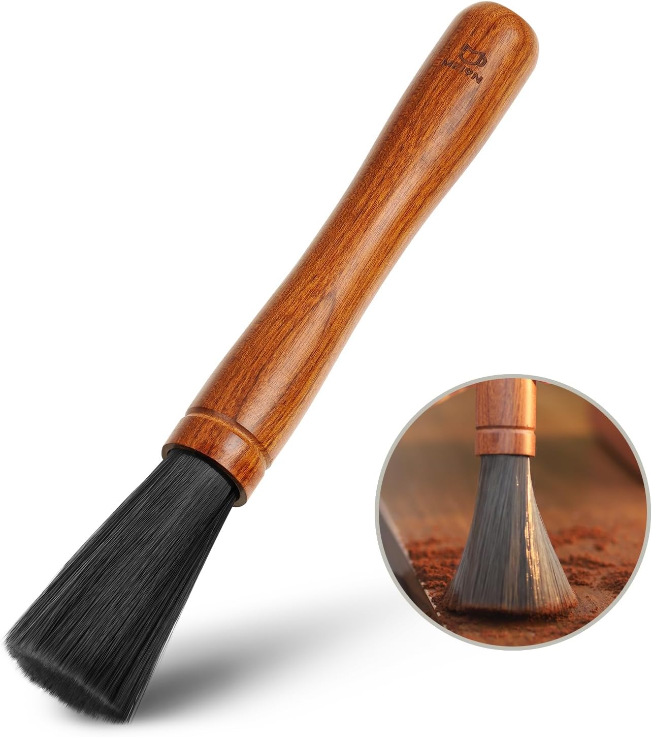 Amazon.com: Coffee Grinder Cleaning Brush, Heavy Wood Handle & Natural ...