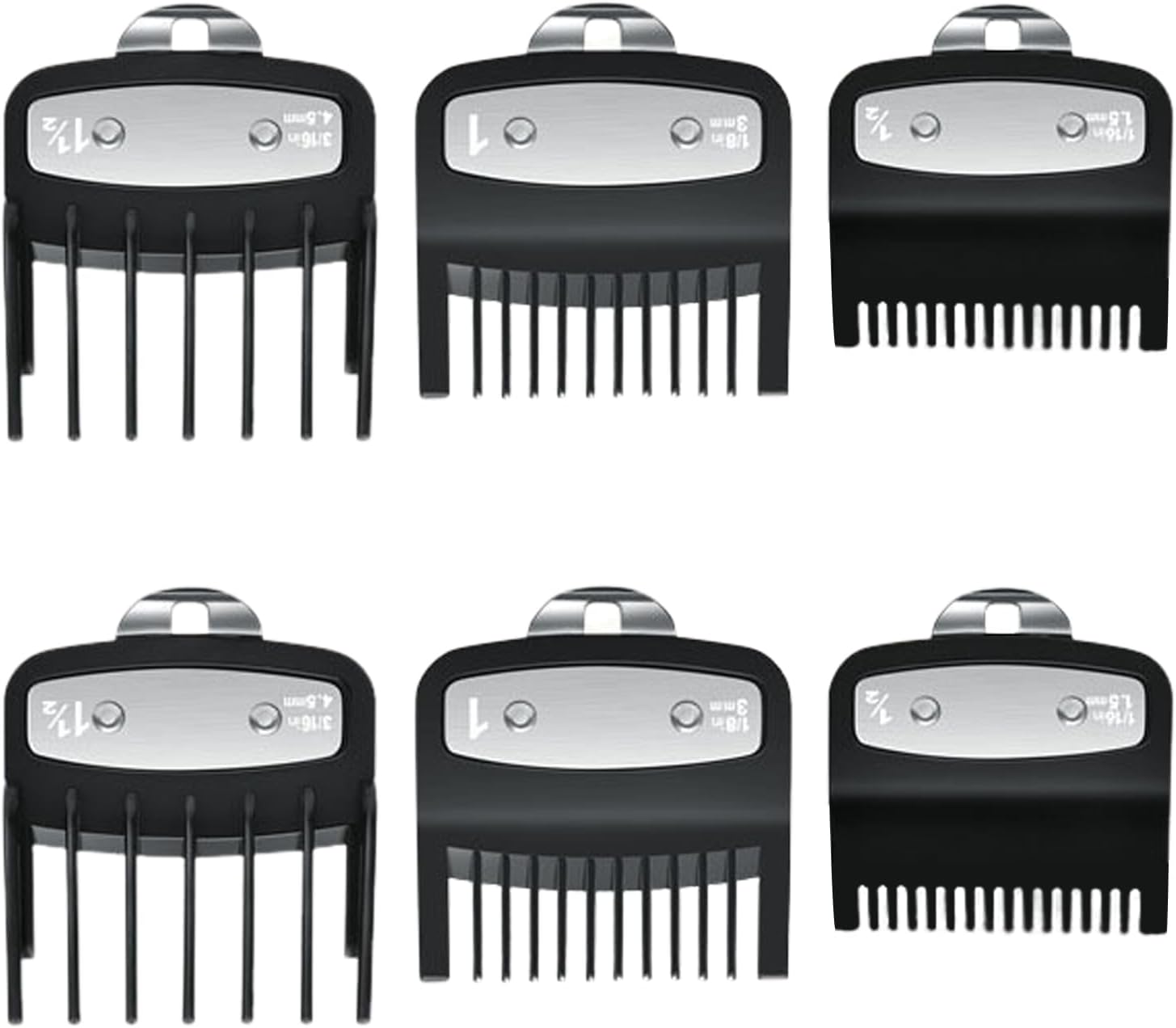 6 Pcs Hair Clipper Guard, Hair Clipper Guards Combs, Hair Clipper ...
