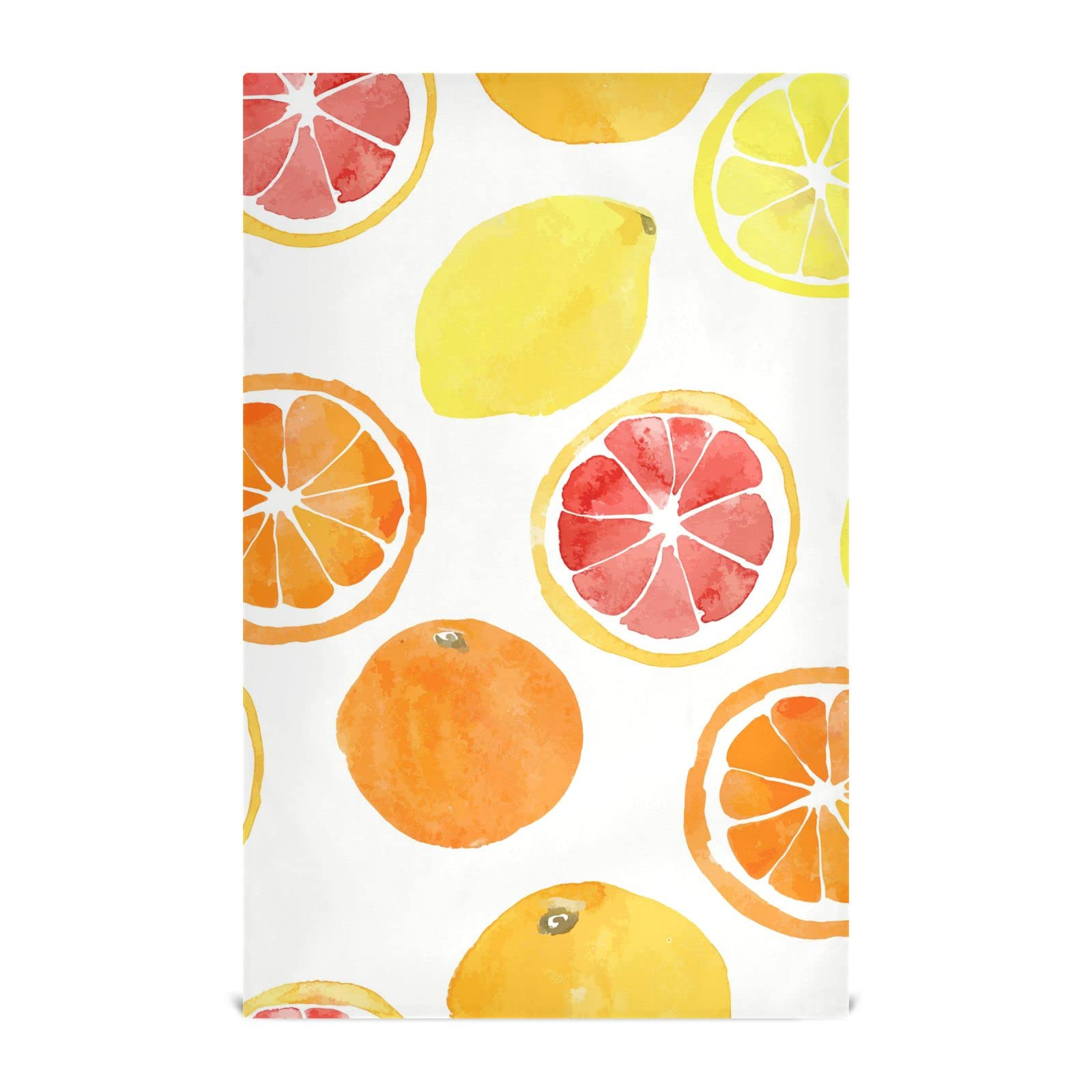 Amazon.com: susiyo Citrus Fruit Lemon Orange Kitchen Dish Towel, Set of ...