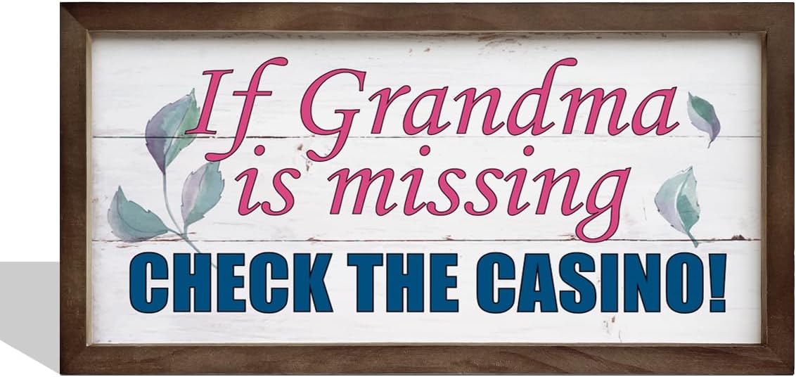 Amazon.com: If Grandma is Missing Check The Casino, Gambling Gifts ...