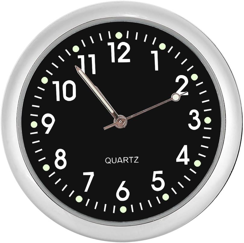 Amazon.com: Car Dashboard Clock / Automotive Clock - Analog 12v Car ...