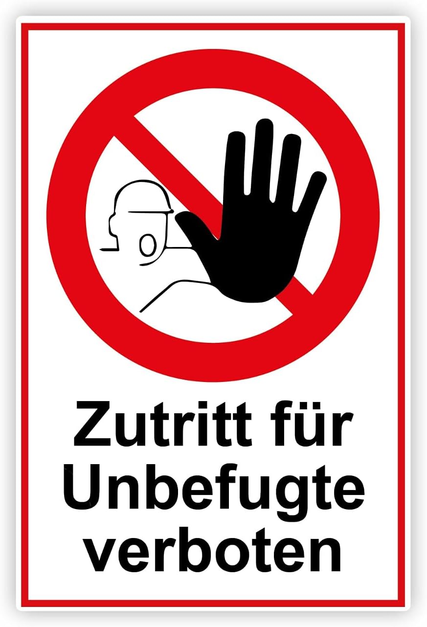 Schild Stop Stopschild 40 cm 8-eckig Alu-Verbund : Amazon.de: Baumarkt