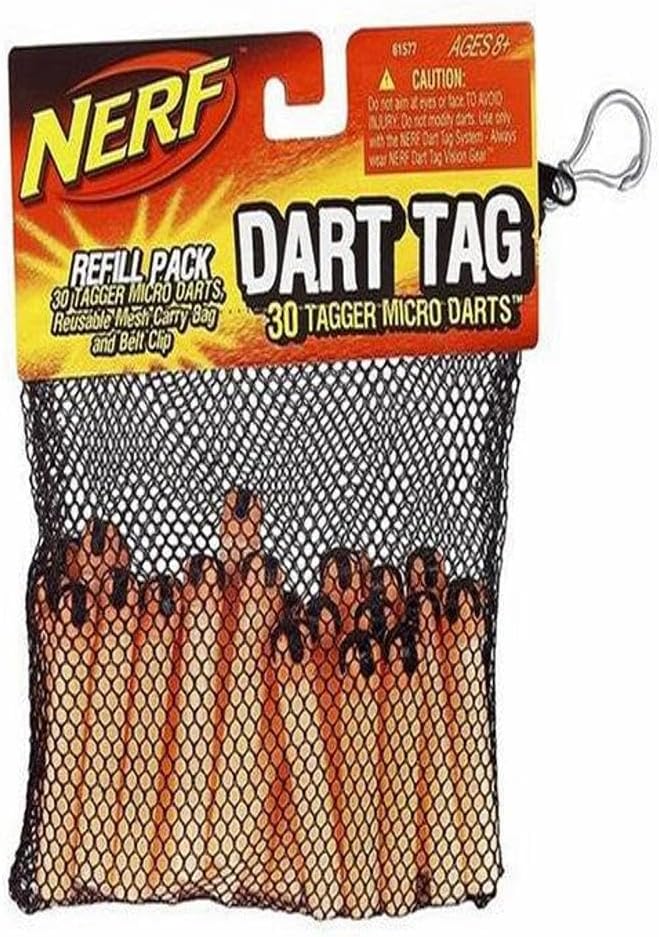 Amazon.com: Nerf Dart Tag Refill Pack: 30 Tagger Micro Darts : Toys & Games