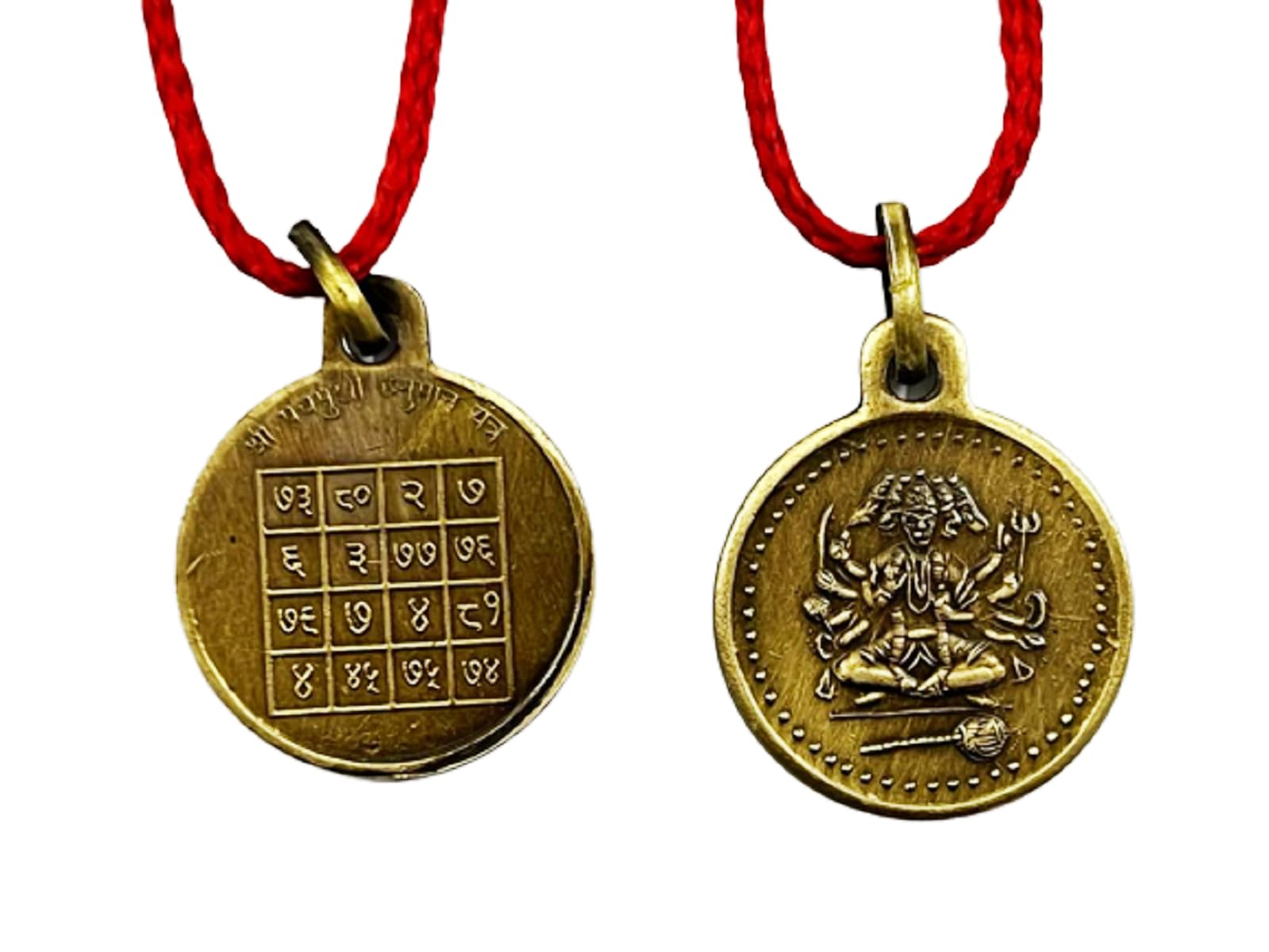 numeroastro Shri Panchmukhi Hanuman Yantra Locket | Pendant In Pure ...