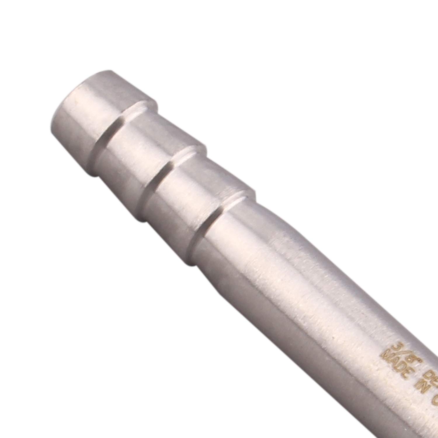 Snapklik.com : DERPIPE Stainless Steel 3/8 Hose Barb, Straight Splice ...