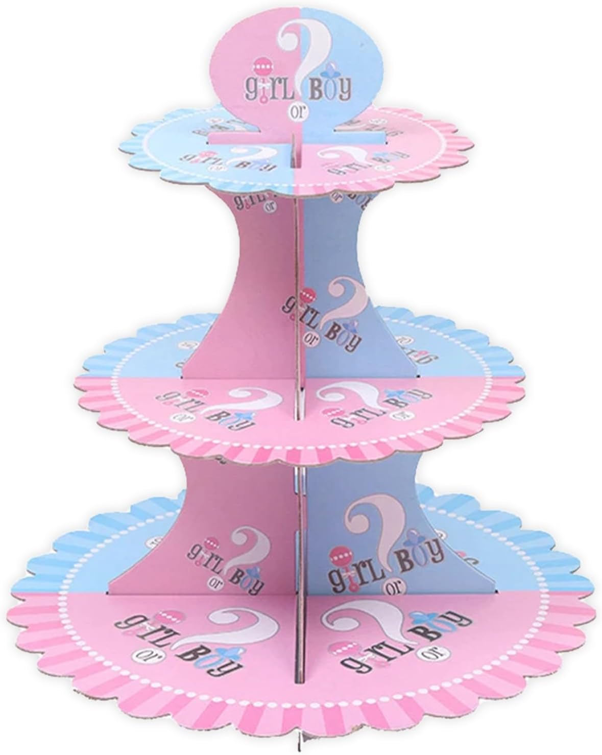 AEX 3 Tiers Paper Cake Stand | Birthday Cupcake Stands | Biodegradable ...