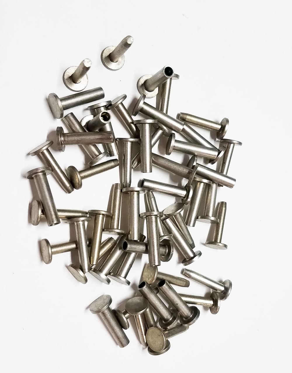 Amazon.com: 25 Nickel Silver Cutlery Rivets- 5/16” x 5/8" Knifemaking ...