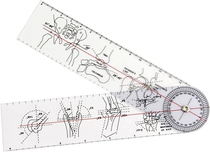 Orthopedic ruler 15cm Goniometer Angle Medical Ruler Joint Orthopedics ...