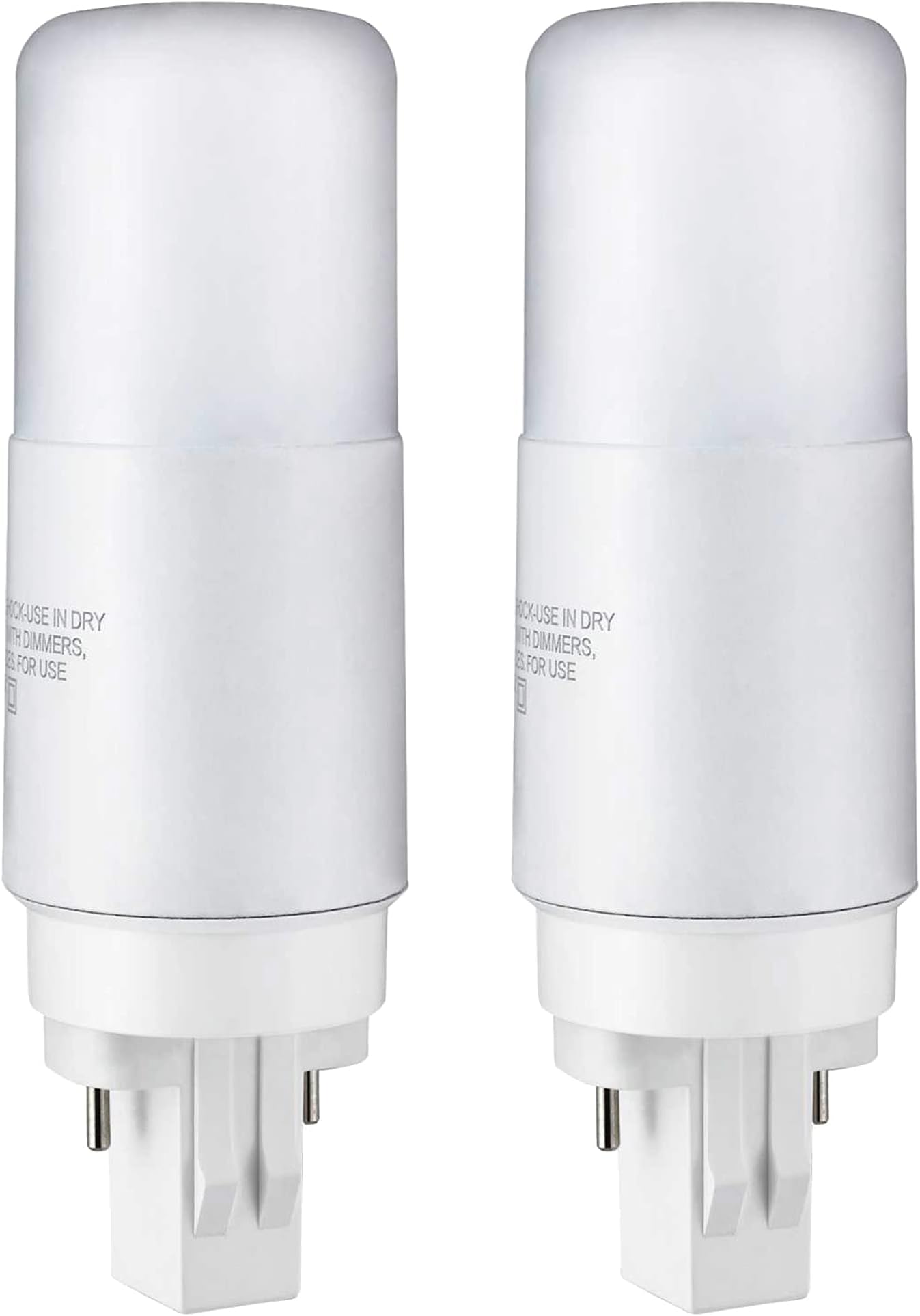 Sunlite 2 Pack GX23 LED Bulb, 2-Pin PLV, 7 Watt, Warm White (3000K ...