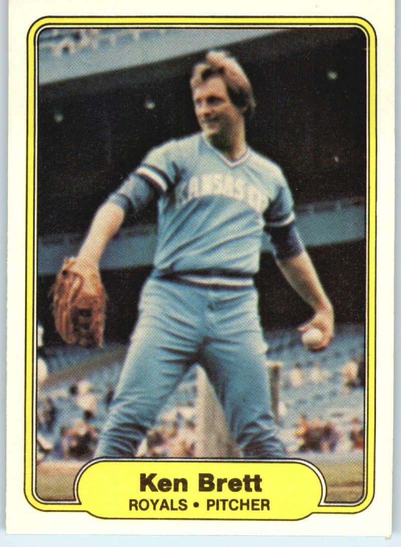 Amazon.com: 1982 Fleer Baseball #406 Ken Brett Kansas City Royals ...