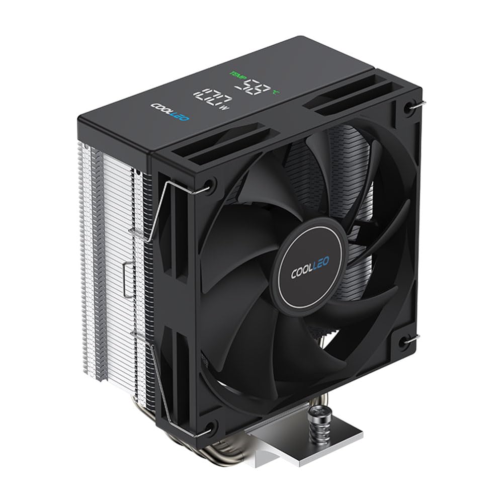 Amazon.com: COOLLEO B40 Digital CPU Cooler, Heat Pipe Direct Touch ...