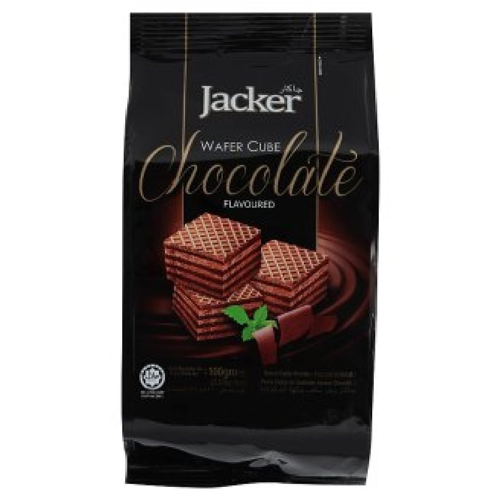Amazon.com: Jacker Wafer Cube 100g (Chocolate Flavoured, 9 Packs ...