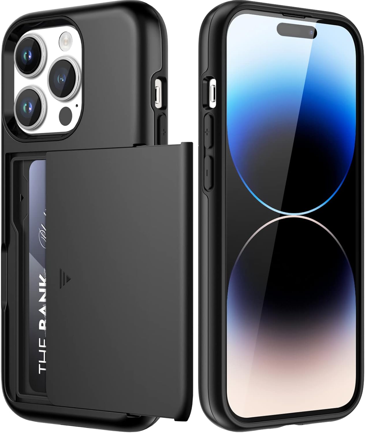 JETech Wallet Case for iPhone 14 Pro 6.1-Inch with Card Holder, Dual ...