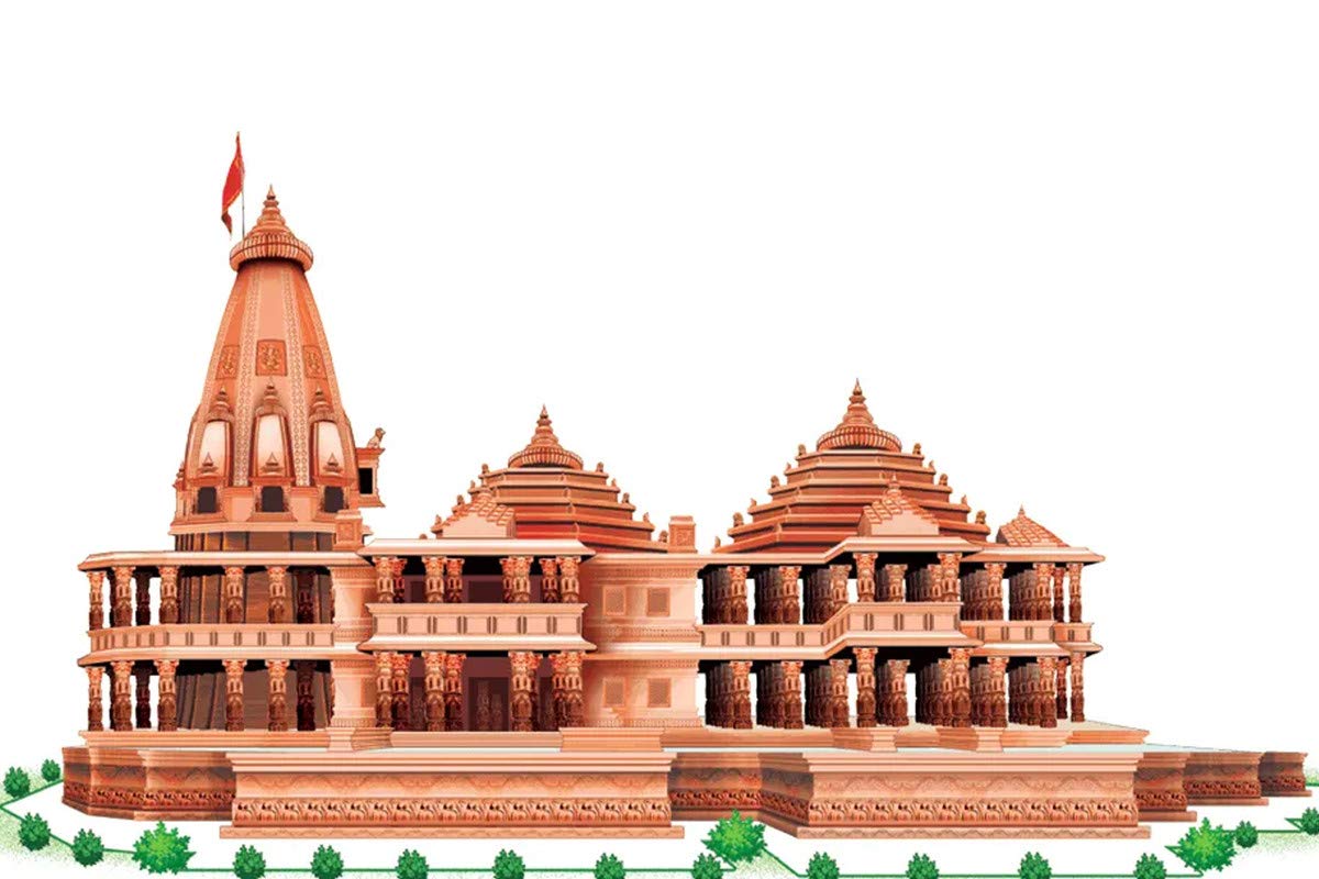 Go Green Tale Wall Sticker Poster|Ayodhya Mandir Poster|Ram Mandir ...