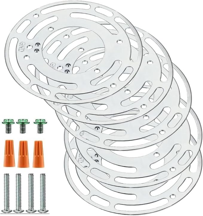 4 Inch Ceiling Light Fixture Mounting Bracket, 10 Sets Universal Light ...