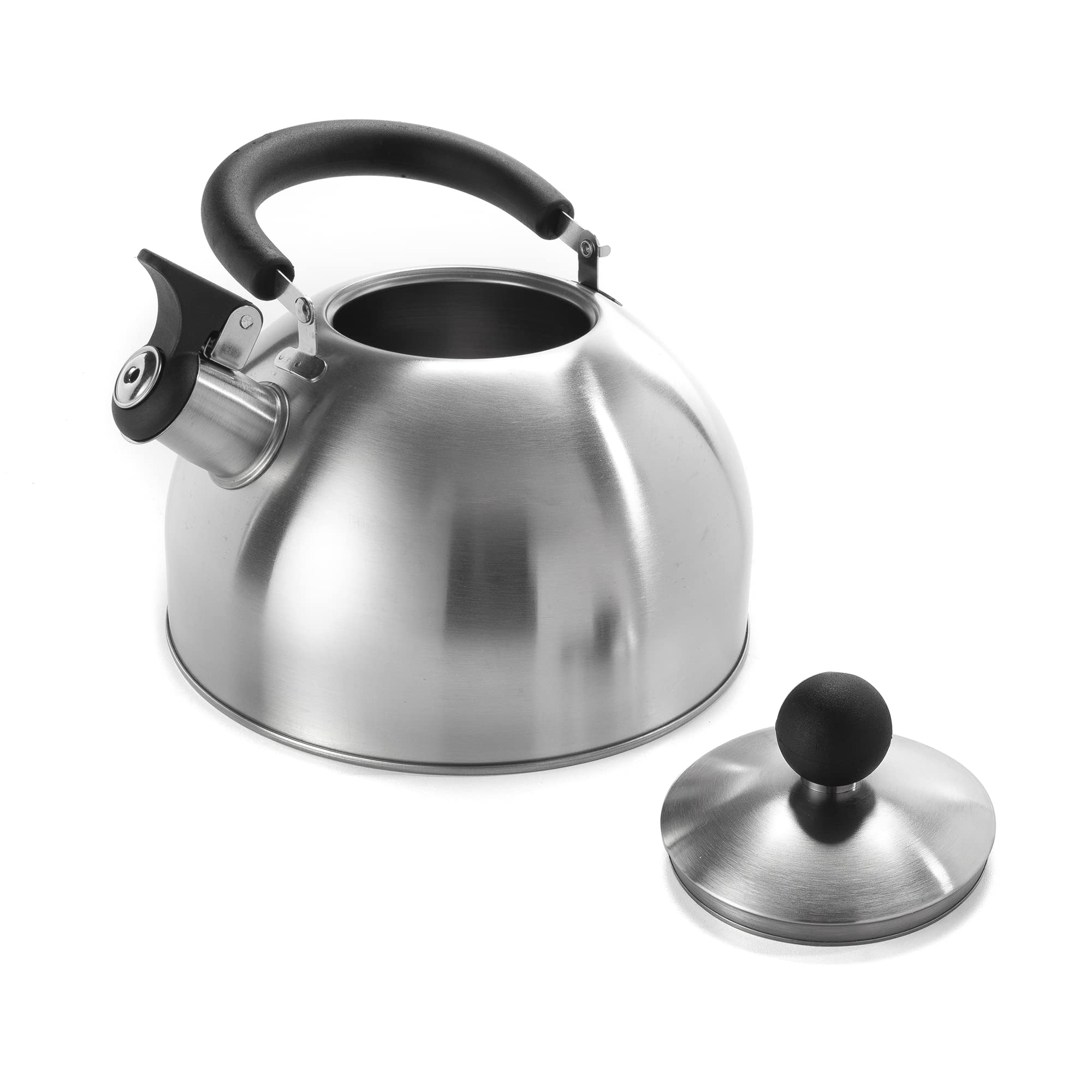 Snapklik.com : 2.1 Quart Stainless Steel Whistling Tea Kettle ...
