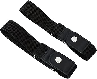 Snap Fastener Belt For All Age Simple All Matching Jeans Waist Strap ...