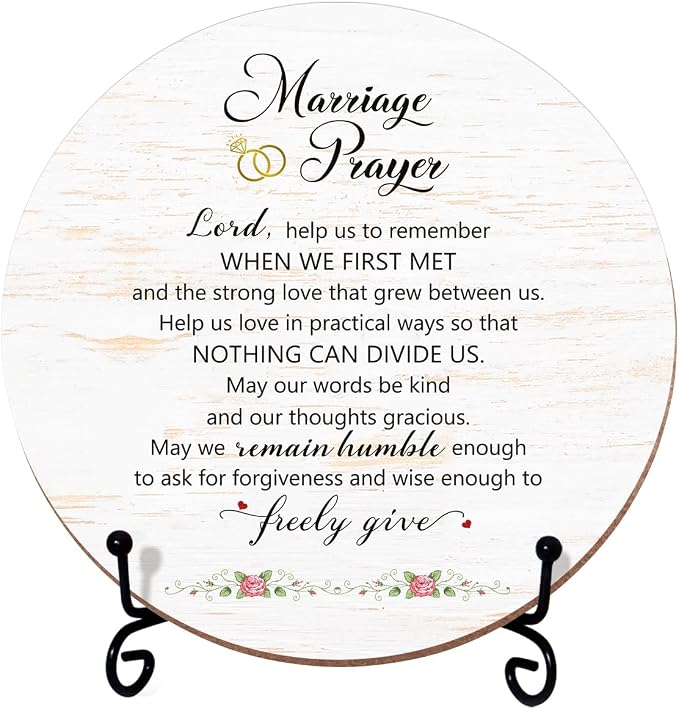 Amazon.com: Wedding Sign (6" Diameter), Anniversary Wedding Gifts for ...