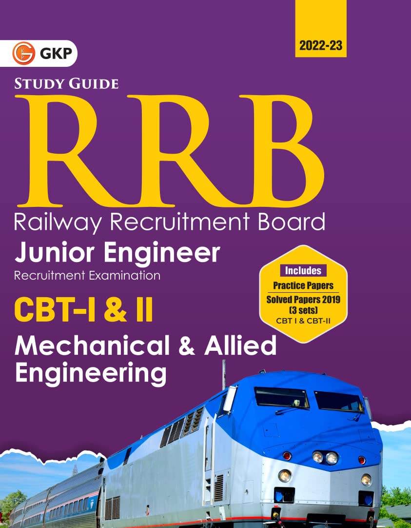 RRB 2022-23 - Junior Engineer CBT -I & II - Mechanical & Allied ...