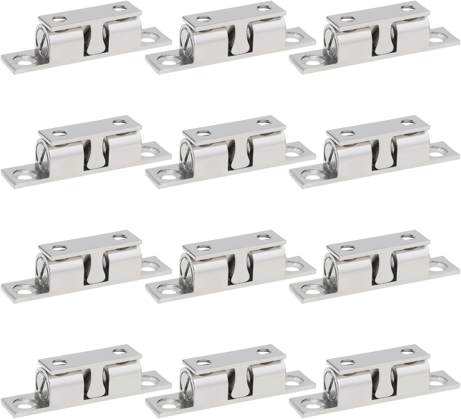 70mm Brass Chromium Plated Adjustable Double Ball Tension Roller Catch ...