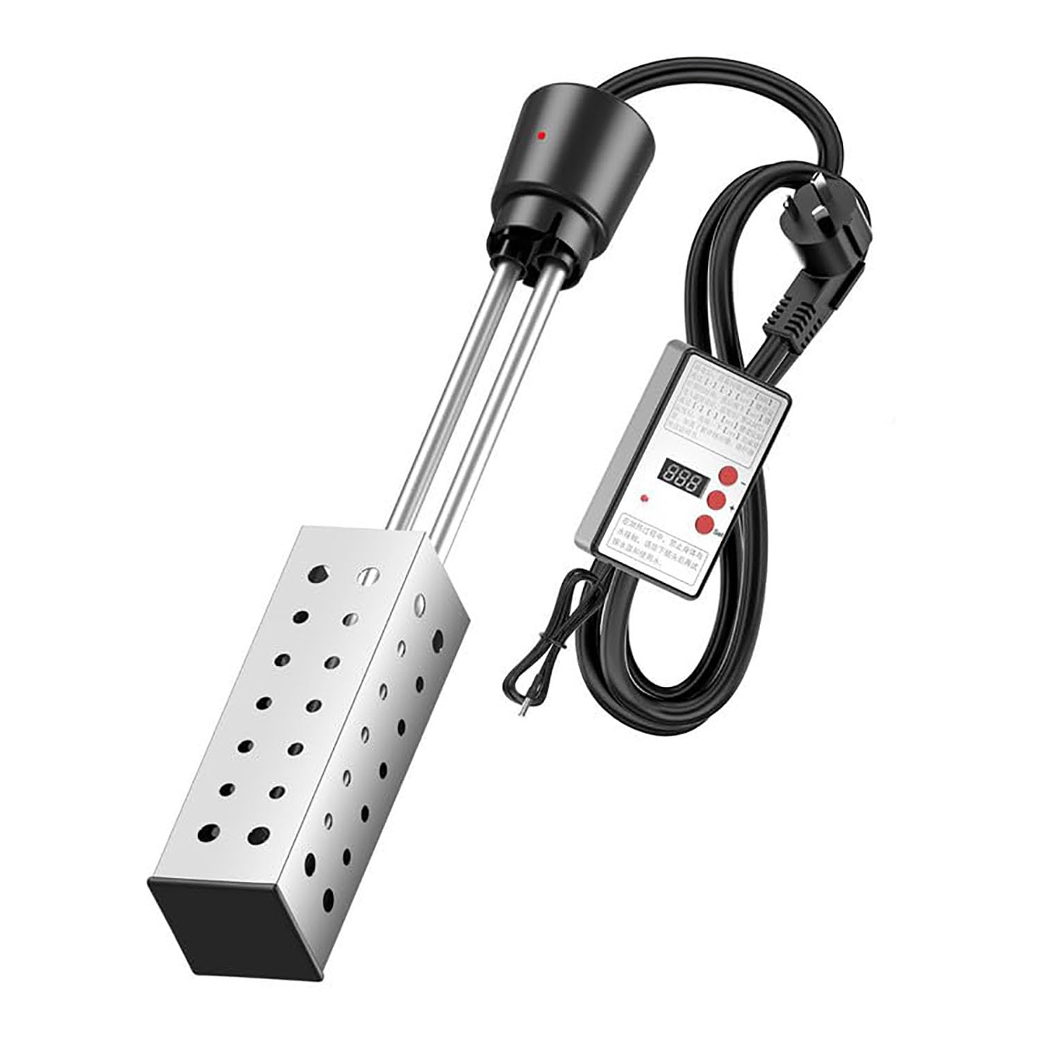 1500W/2500W Electric Immersion Water Heater, Thermostat Heating Element ...