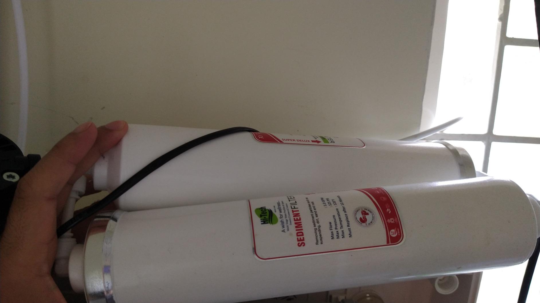 Hi-Tech RO Water Purifier Filter Set (Pre- Carbon Filter and Sediment ...