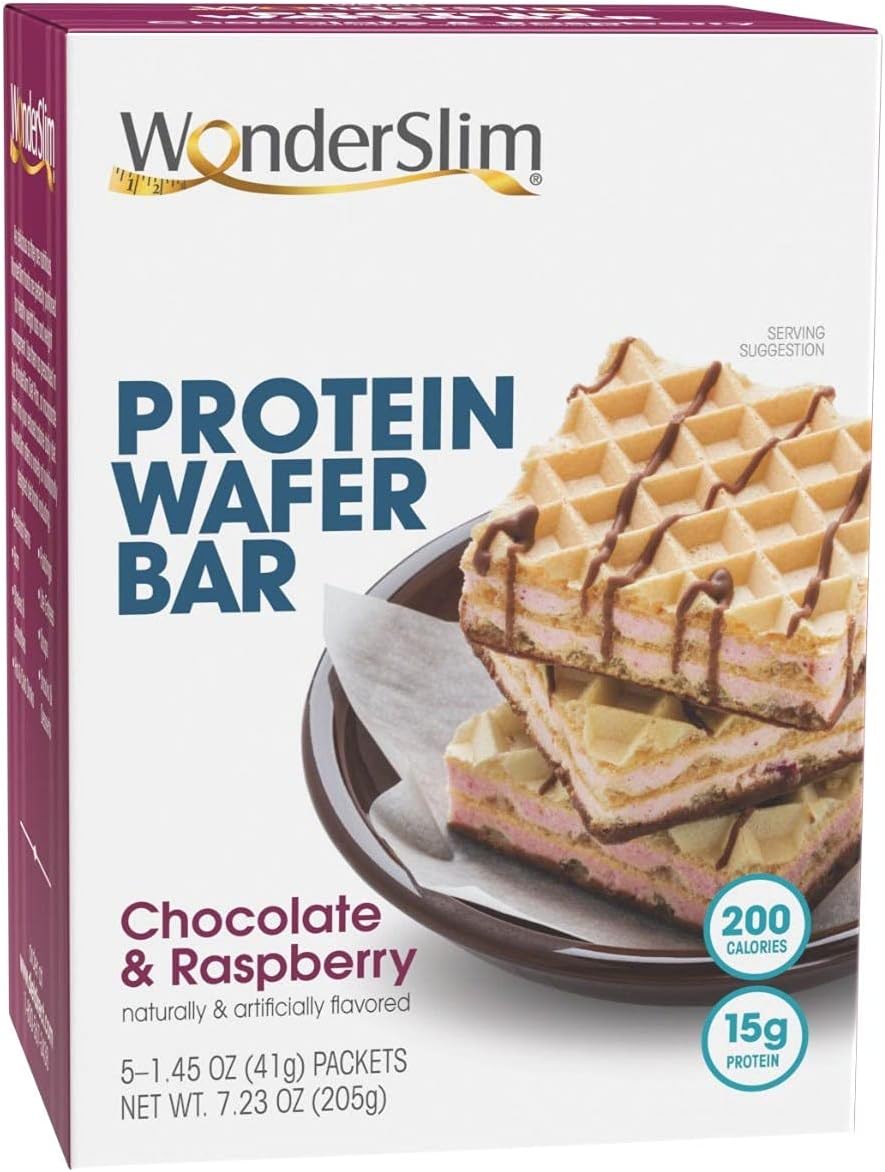 Amazon.com: WonderSlim Fluffy Salted Toffee Pretzel Protein & Fiber Bar ...