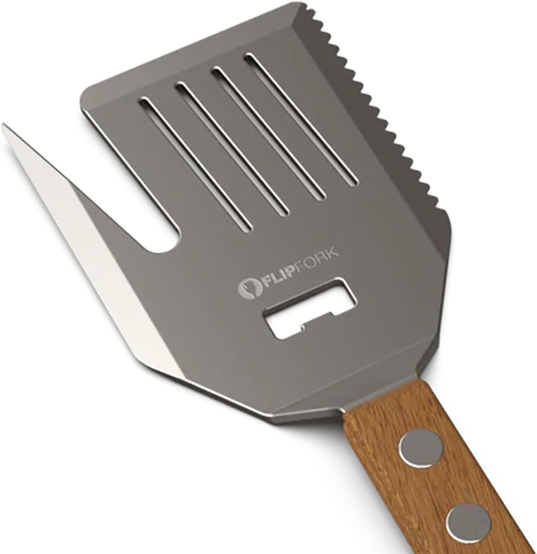 Amazon.com : FlipFork Boss - 5 in 1 Grill Spatula with Knife, Fork ...