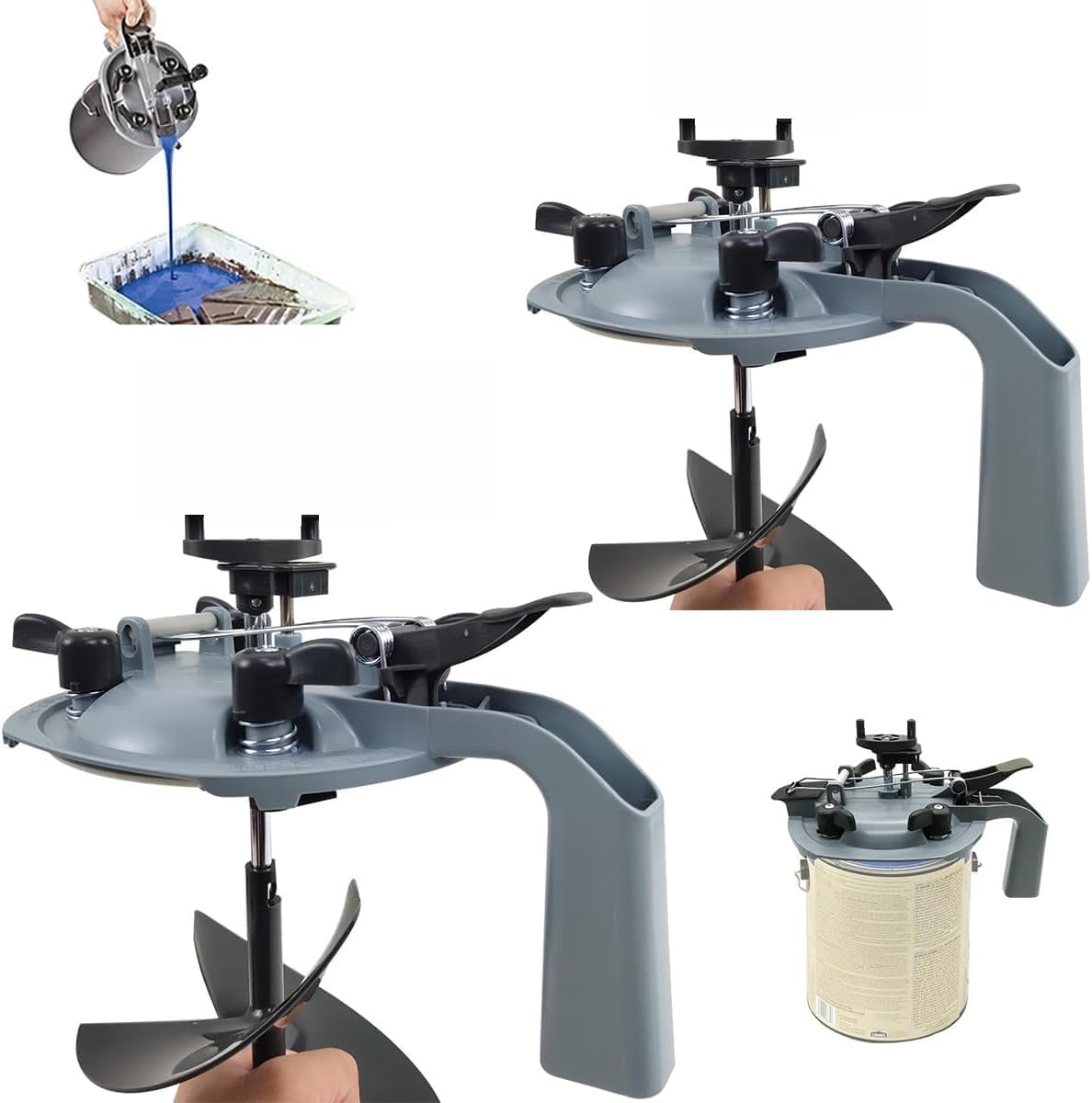 2PCS 4L/1Gallon Paint Mixing Mate Lids Kit, Paint Can Lid with Sealing ...