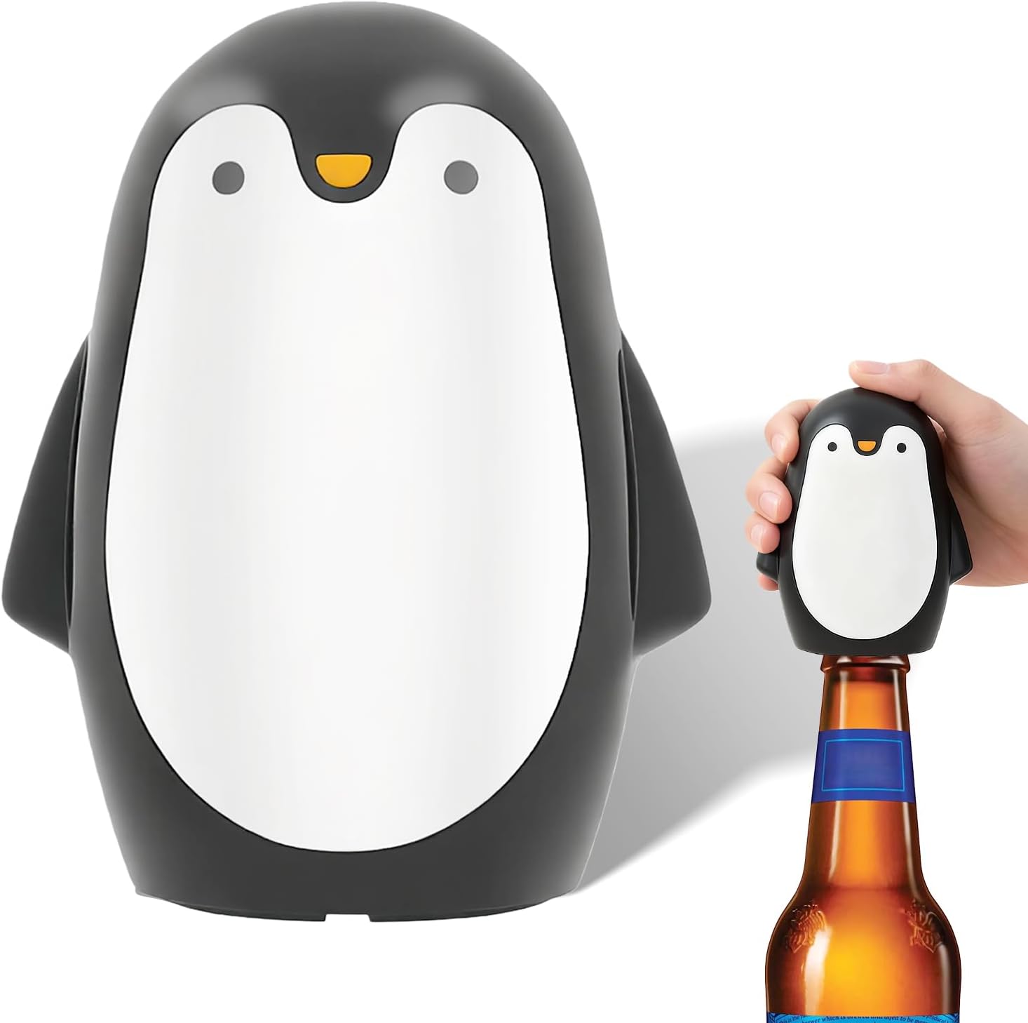 Amazon.com: Penguin Bottle Opener, Beer Can Opener, Magnetic Pop the ...