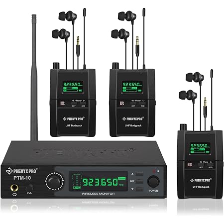 Amazon.com: Audio2000'S In- Ear Audio Monitor System (AWM6304U ...