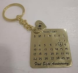 Smart Galleria Birthday Gift Personalized Calendar Key Chain with Name ...