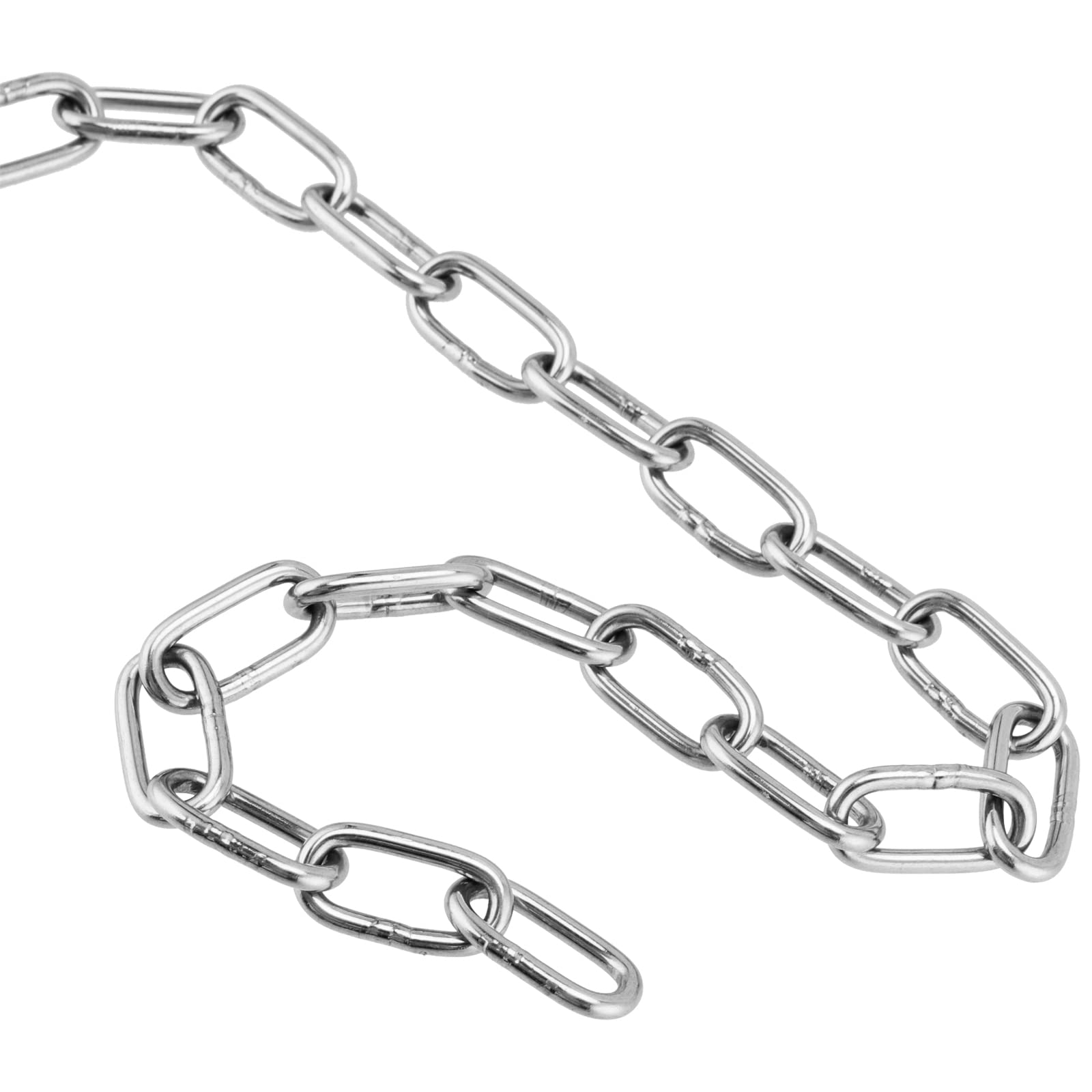 Snapklik.com : 2 PCS 13feet Stainless Steel Chain,Metal Chain Link,5/64 ...
